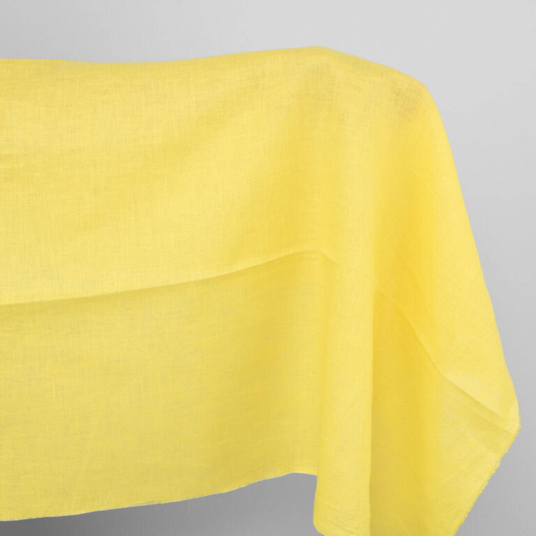 Yellow Linen Fabric | Producer's Price | Linen Fashion|