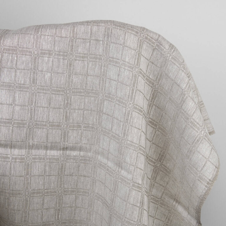 Patterned Pure Linen Fabric For Making Tablecloths | Linen Fashion